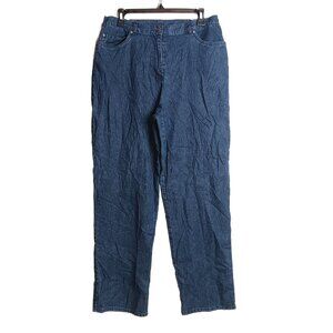 Ruby Rd. | Jeans | Ruby Rd Relaxed Straight Jeans Womens 2 Dark Wash ...